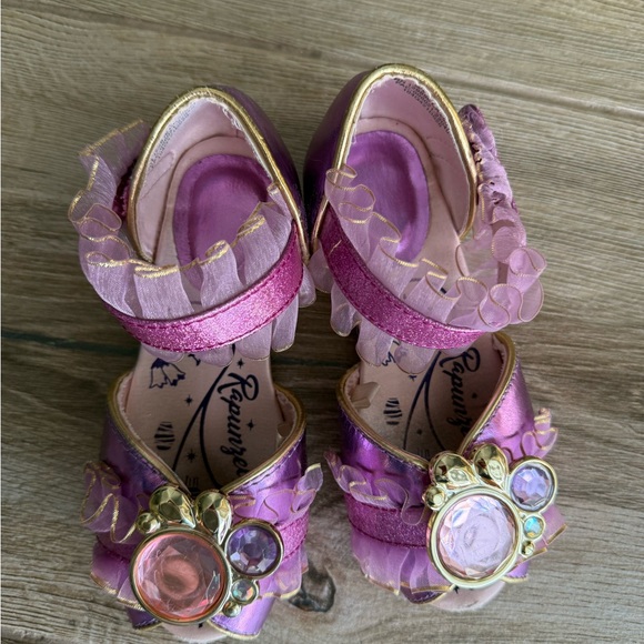 Disney | Costumes | Disney Pink And Gold Princess Costume Shoes | Poshmark